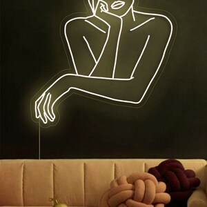 Girl LED Neon Sign / Beauty Salon Sign, Wall Decor - Etsy