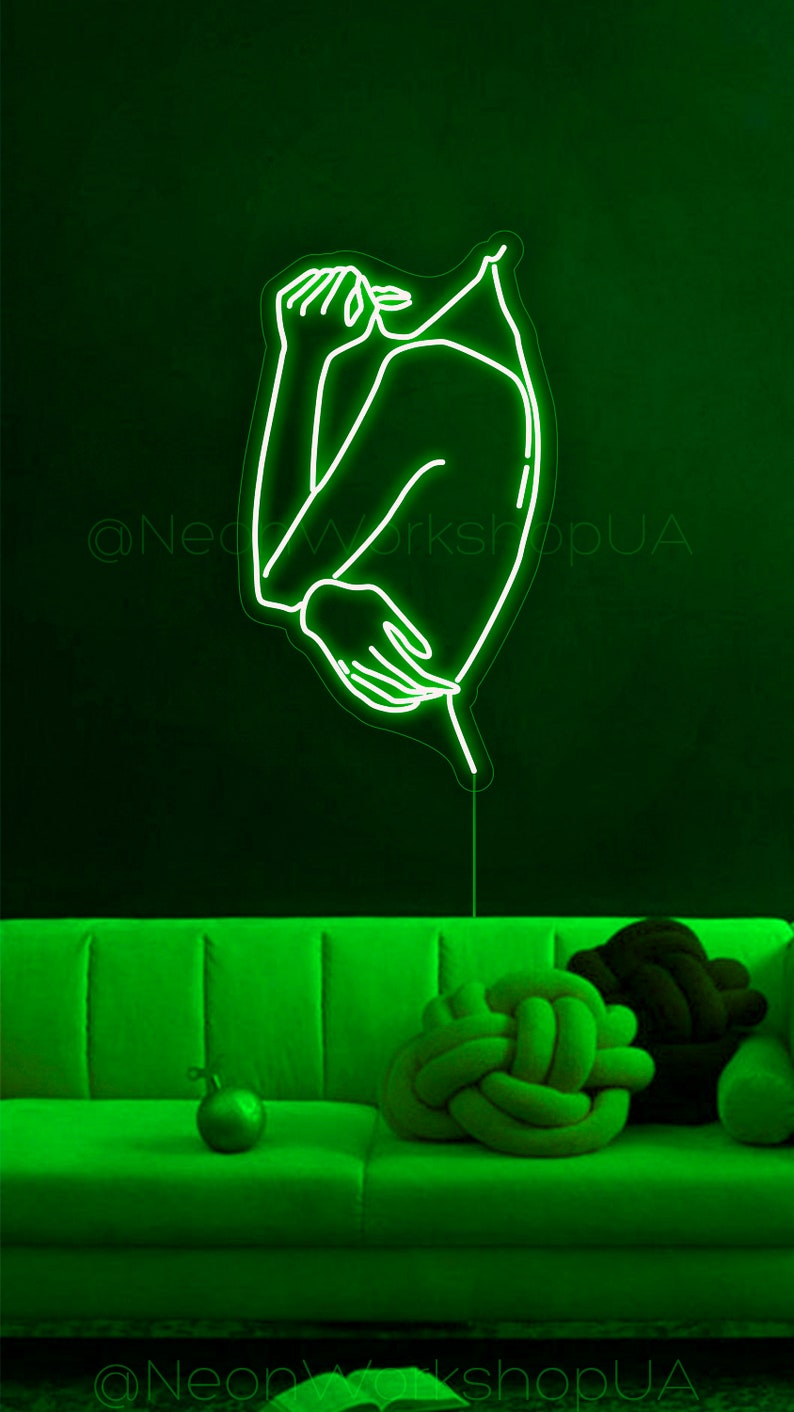 Lady LED Neon Sign / Lady Silhouette Neon Light Woman Neon - Etsy