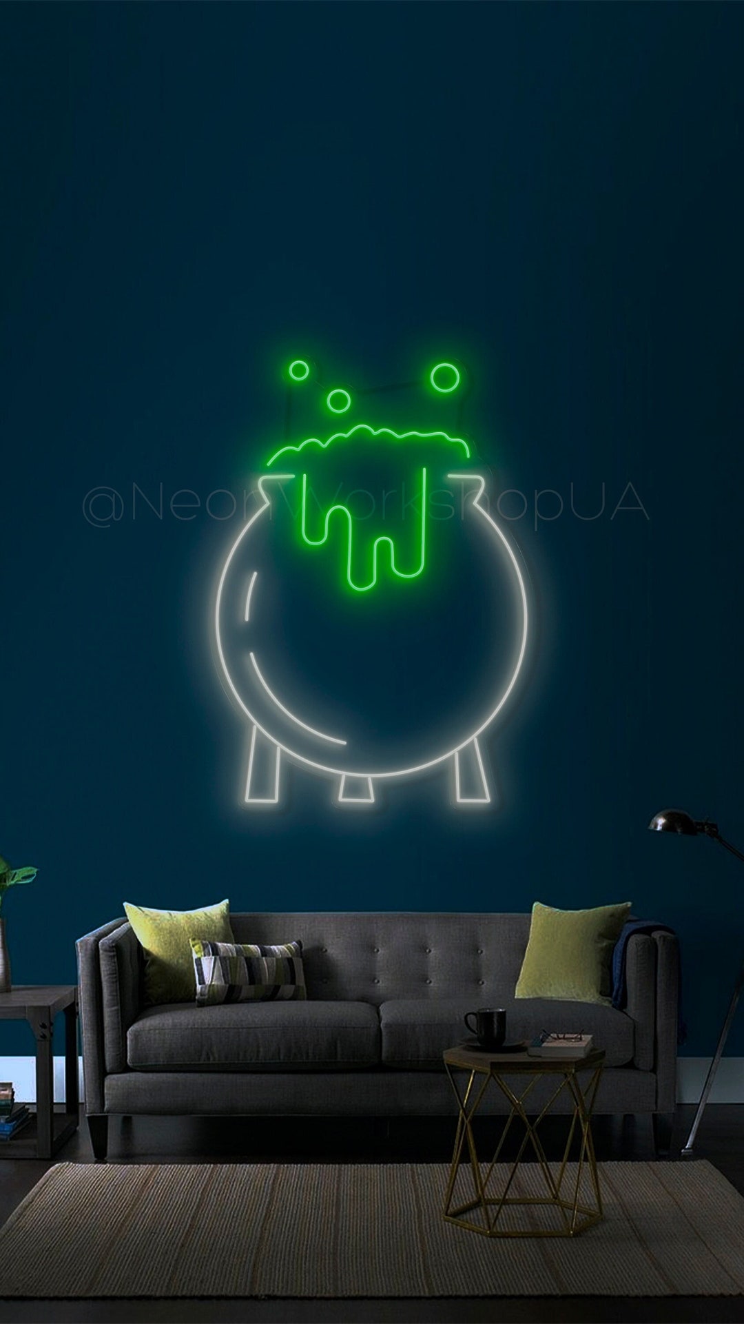 Witch Cauldron LED Neon Sign Witche's Brew Neon - Etsy