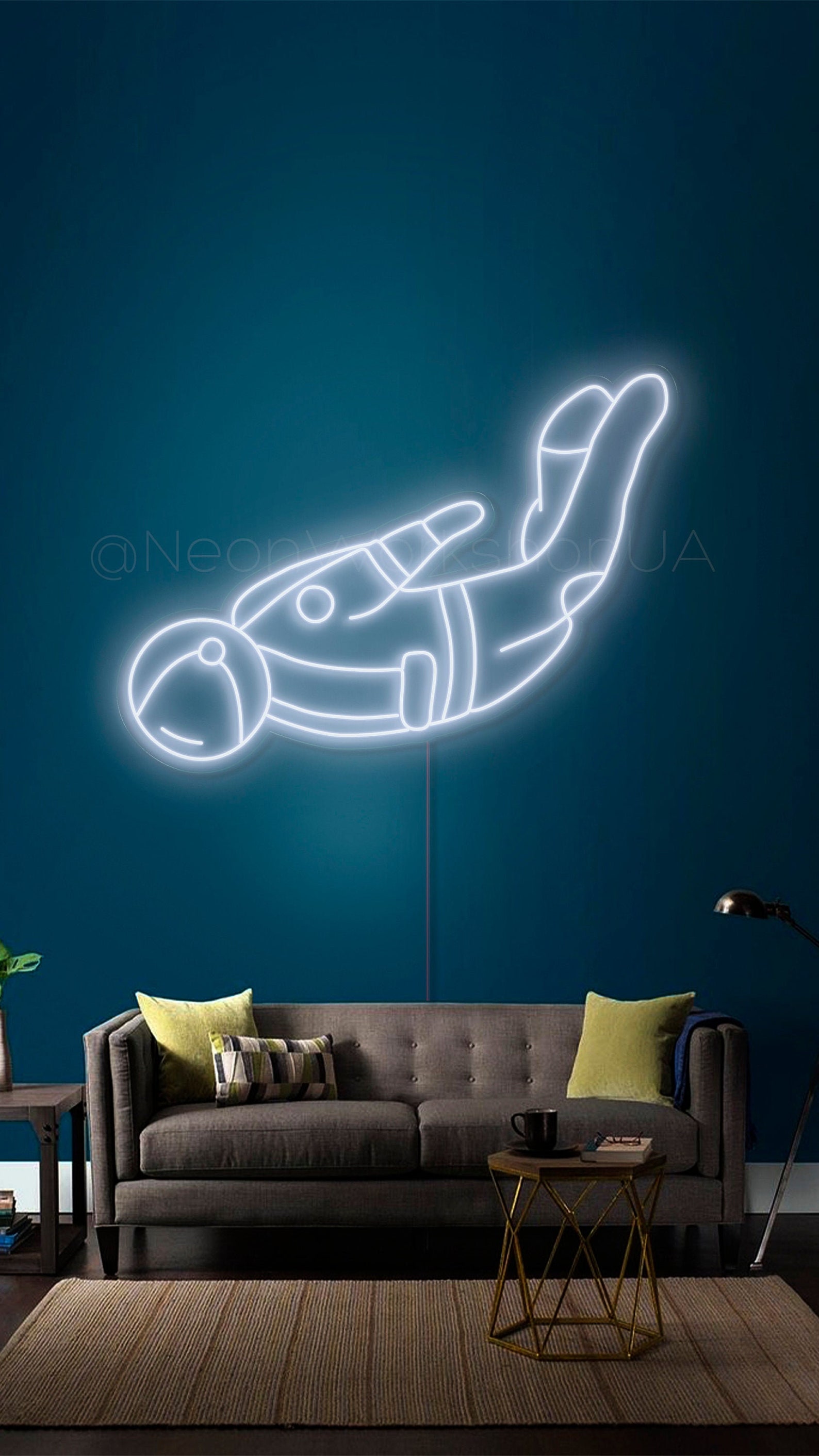Spaceman LED Neon Sign / Astronaut Custom Neon Sign Free Express ...