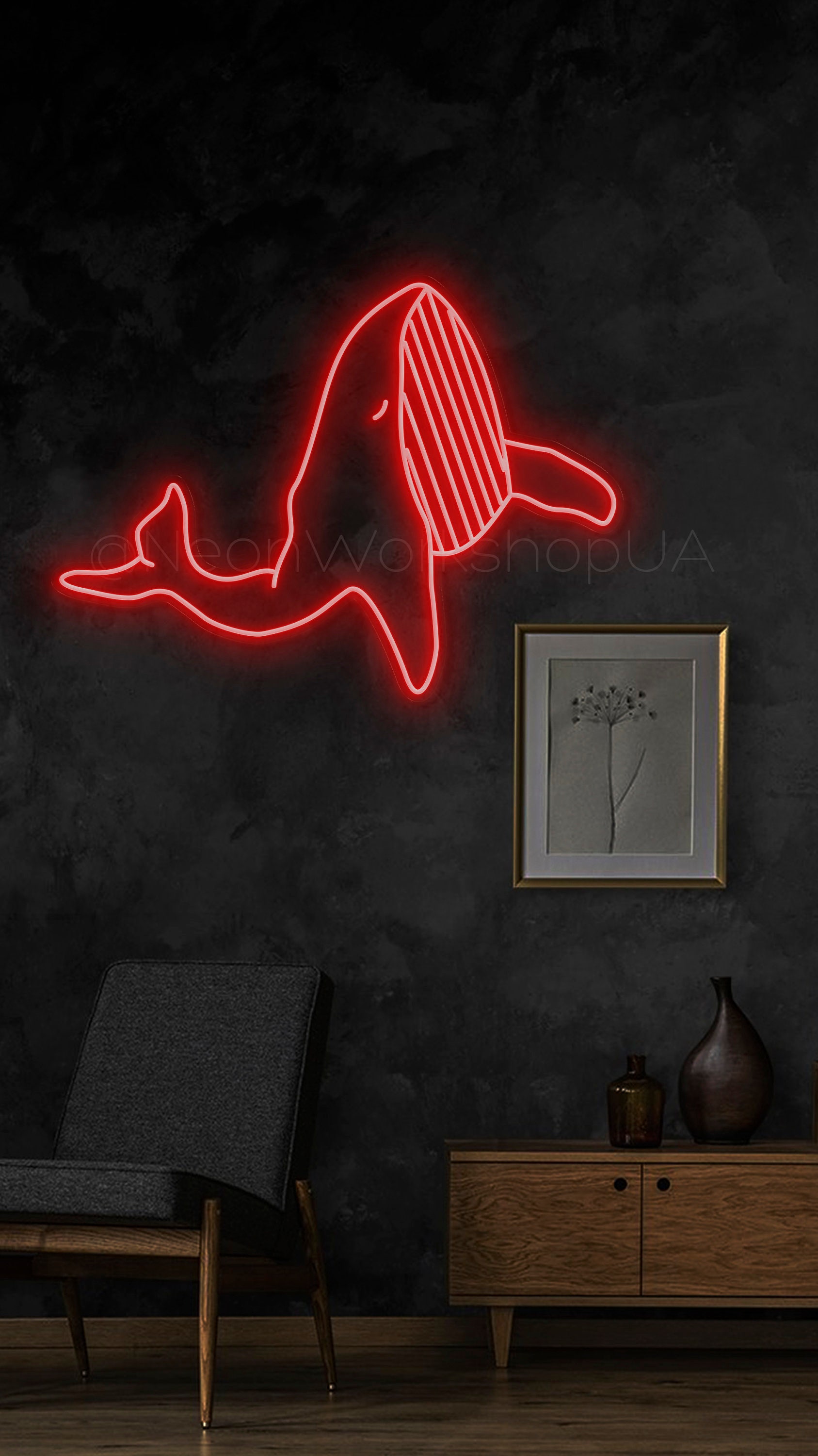 Whale Neon Sign, Custom Neon Sign, Neon Sign Bedroom, Neon Sign Art ...