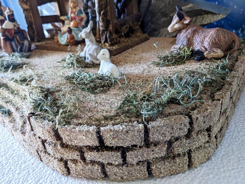 Base for Nativity Scene Manger Platform Base for Fontanini - Etsy