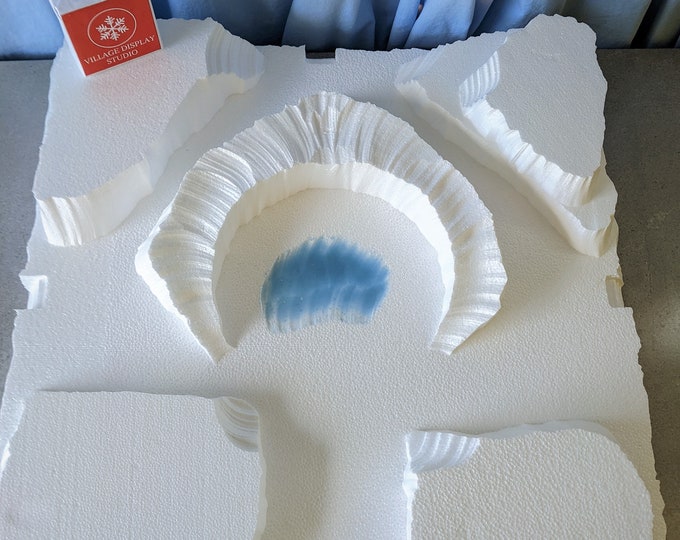 Snow Scape North Pole Platform Christmas Village Display - Etsy