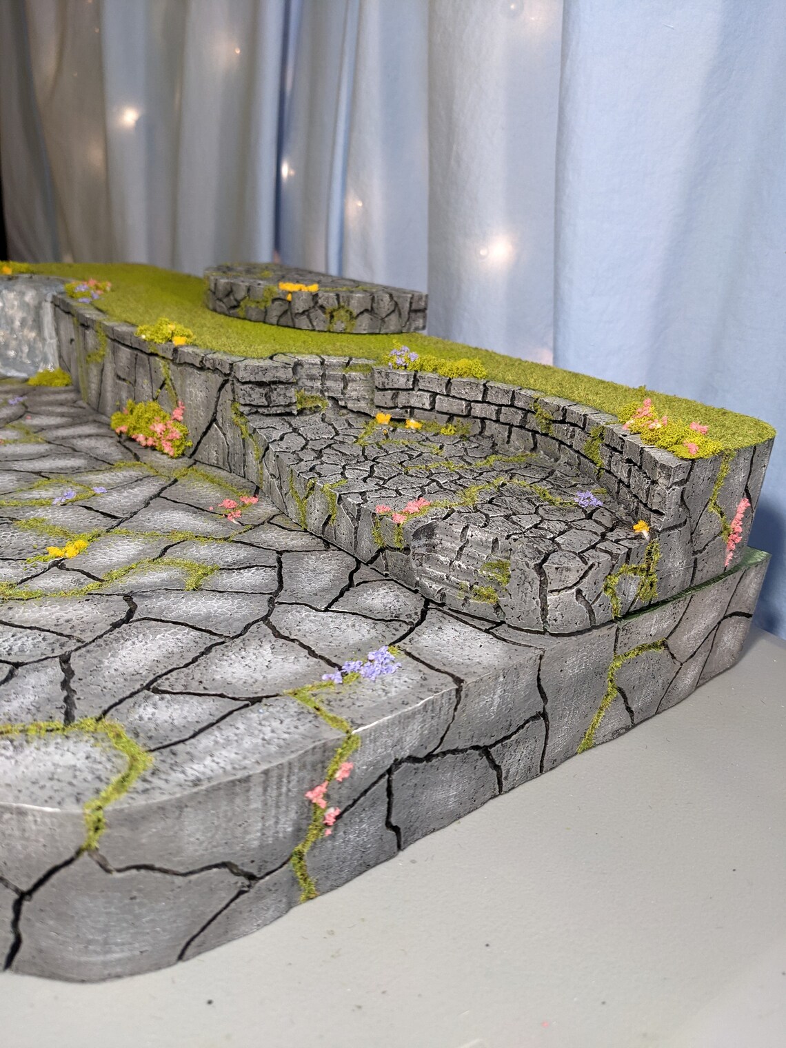 Summer Spring Village Display Platform Waterfall lemax | Etsy