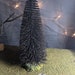 Miniature Glitter Brush Trees (set 4), Village Trees, Spooky Trees ...