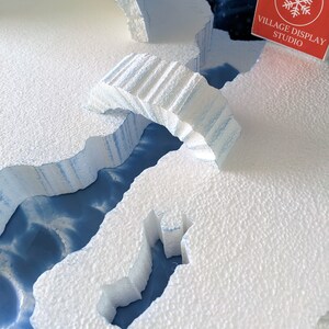 Igloo North Pole Platform for Christmas Village Display Stand alpine ...