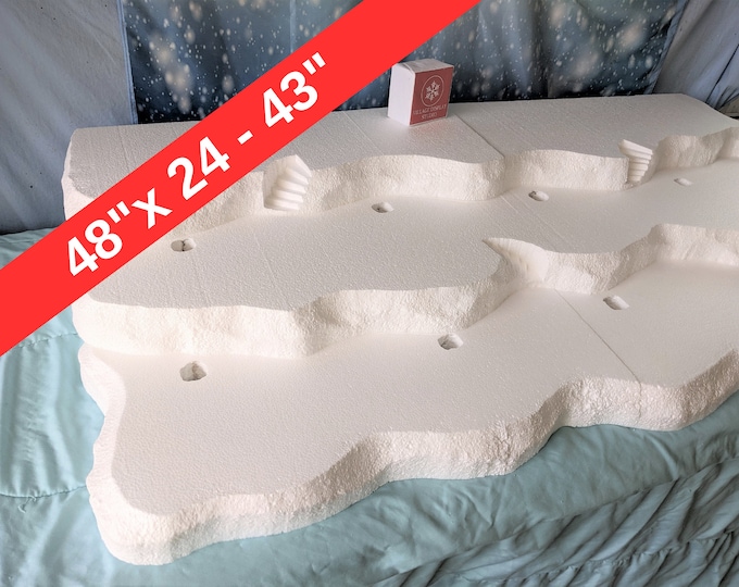 4 Foot Christmas Village Display Platform for Christmas Villages (lemax ...