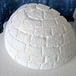 Igloo North Pole Platform for Christmas Village Display Stand alpine ...