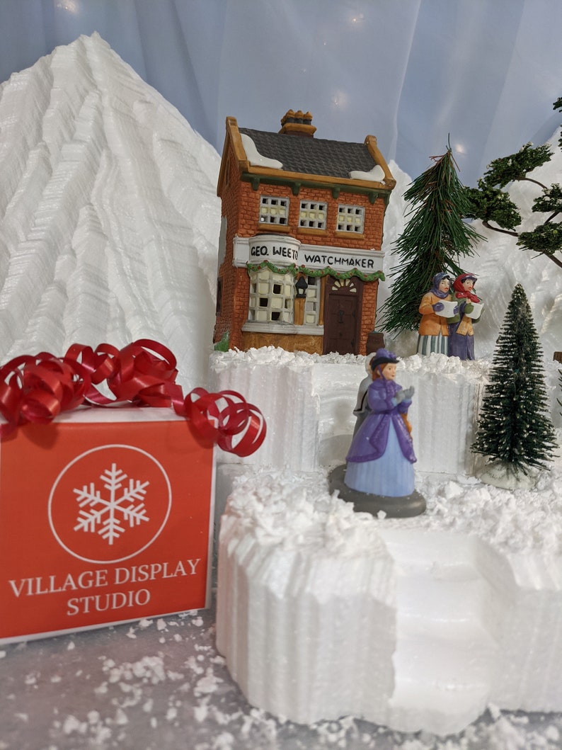 Christmas Village Display Platform for Christmas Villages - Etsy
