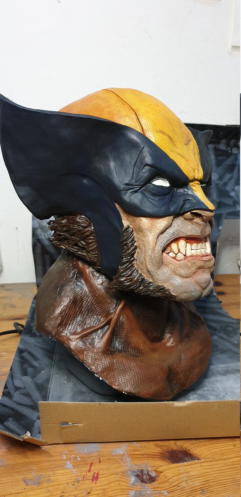 Wolverine Bust - Etsy