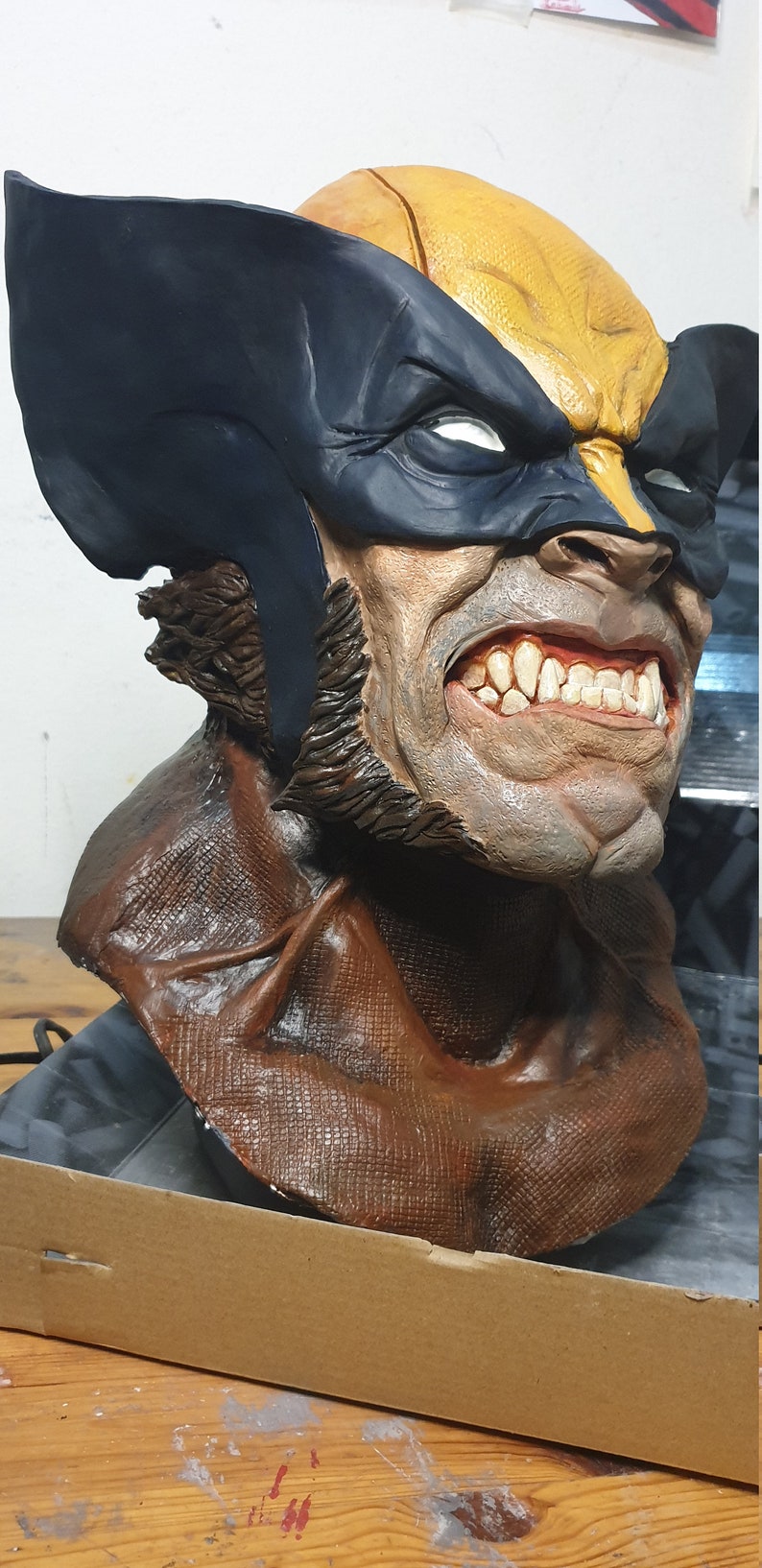 Wolverine Bust - Etsy