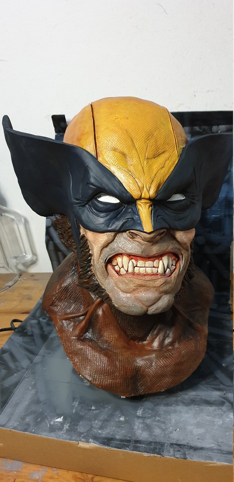 Wolverine Bust - Etsy