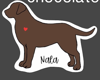 Cute Black Lab Sticker - Etsy