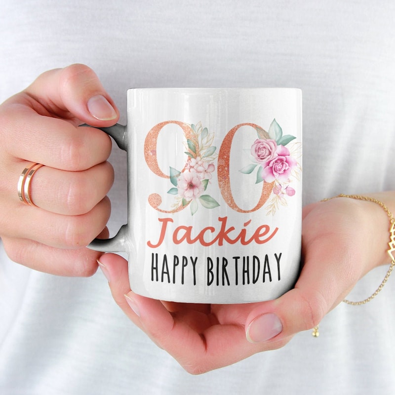 90th Birthday Mug - Etsy