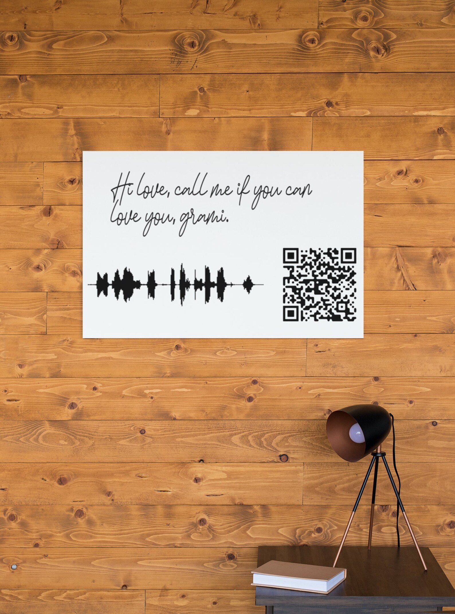 Voicemail Sign Voicemail QR Code Sign QR Soundwave Voice - Etsy