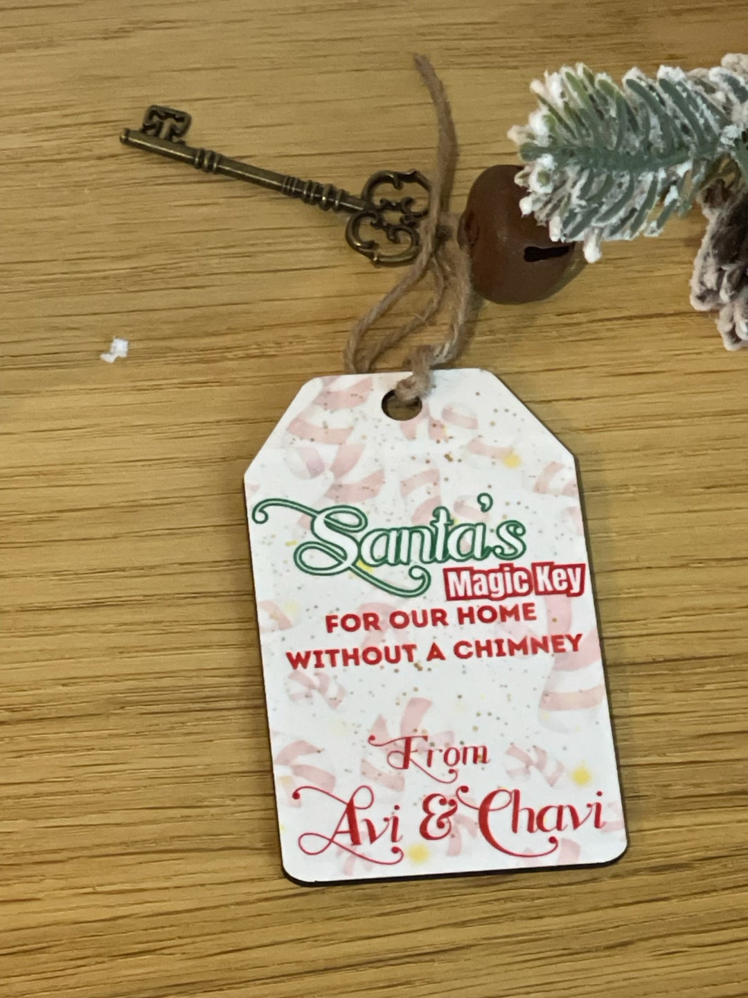 Santas Magic Key, Magic Christmas Eve Key Santa Door Key Father ...