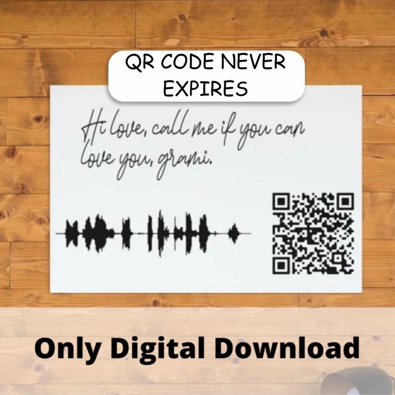 Soundwave Art Qr Code - Etsy