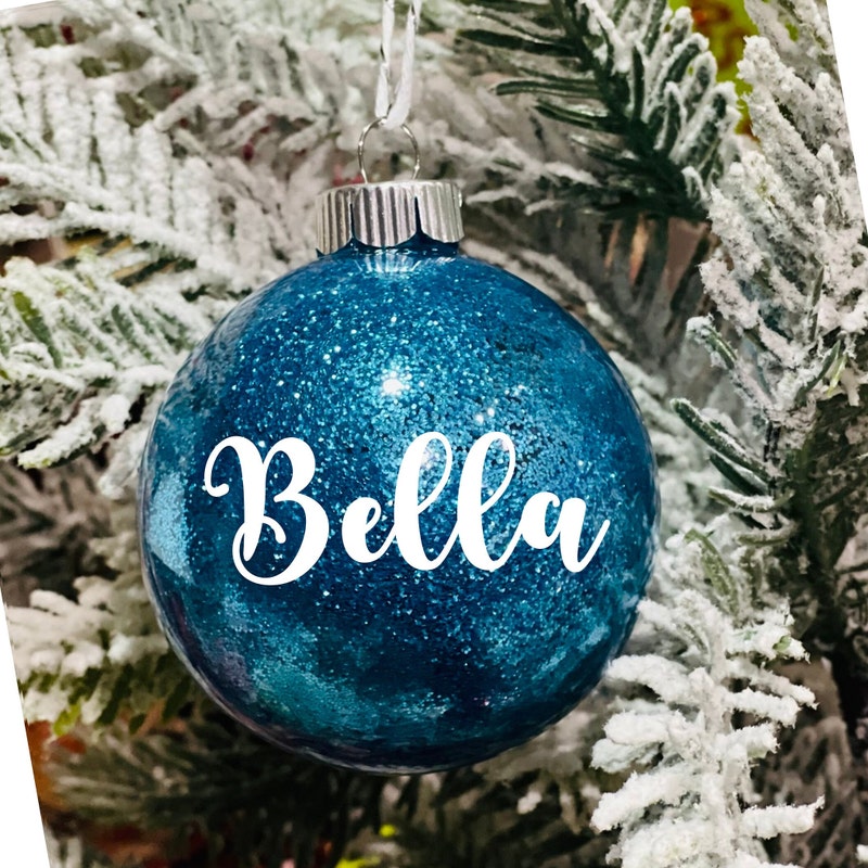 Personalized Christmas Ball Ornaments - Etsy