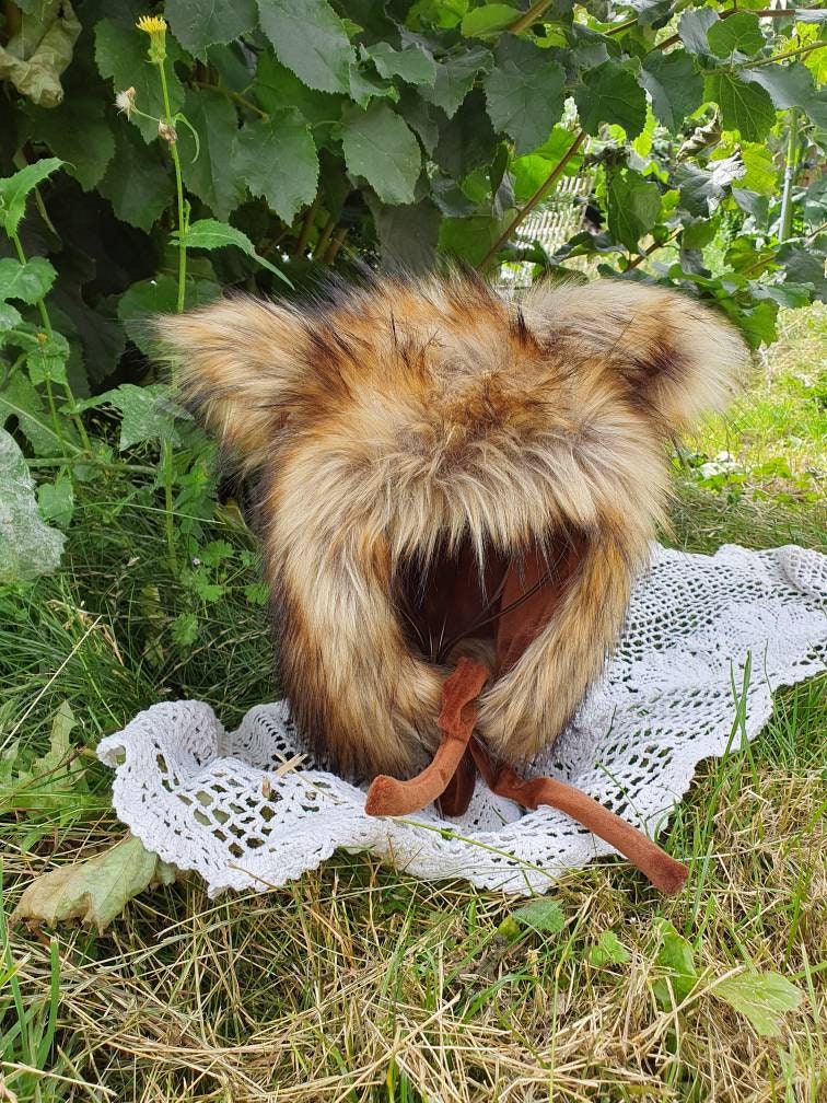 Wolf Faux Fur Winter Hat and Tail - Etsy
