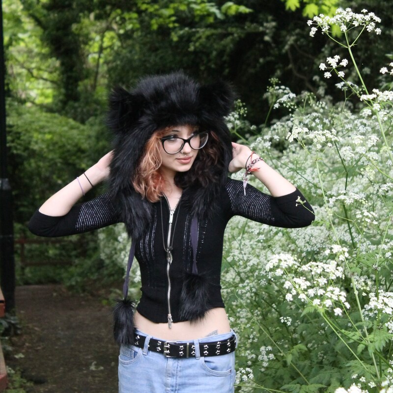 Wolf Head Hat - Etsy
