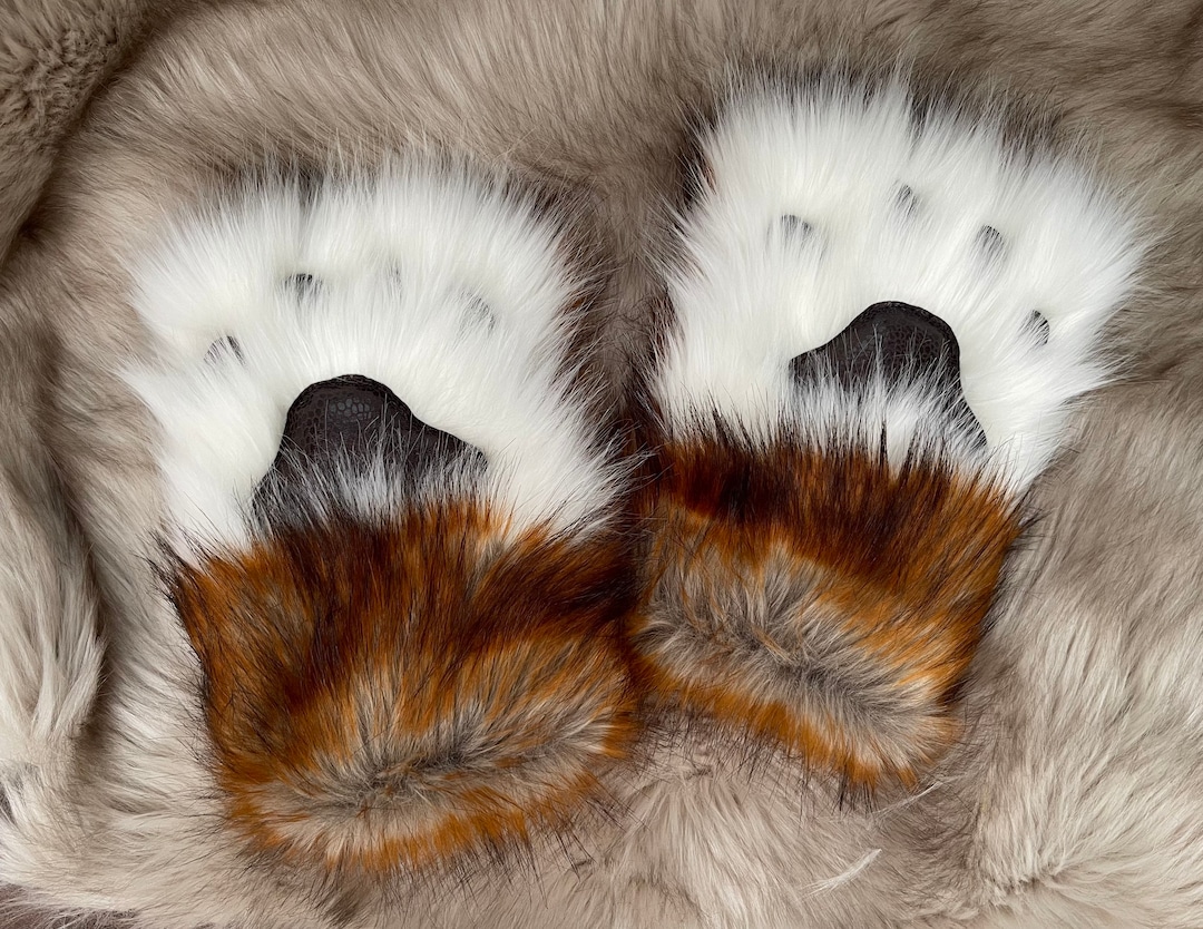Fingerless Fox Paws - Etsy UK