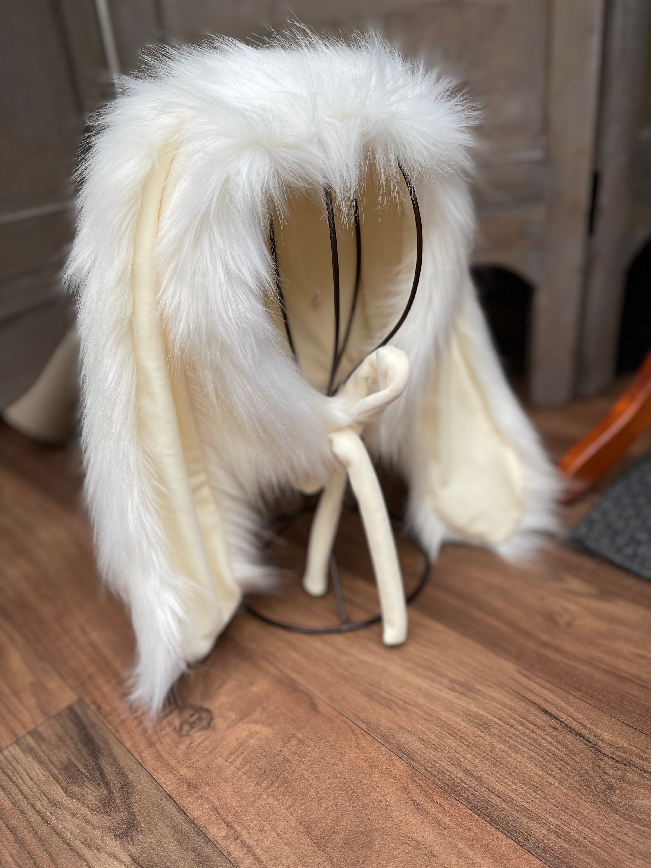 Bunny Rabbit Faux Fur Hat Bonnet | Etsy