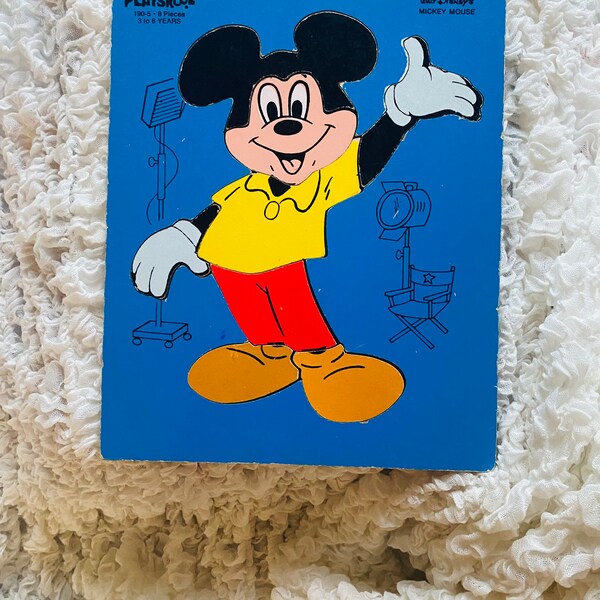 Mickey Mouse Wooden Puzzles - Etsy