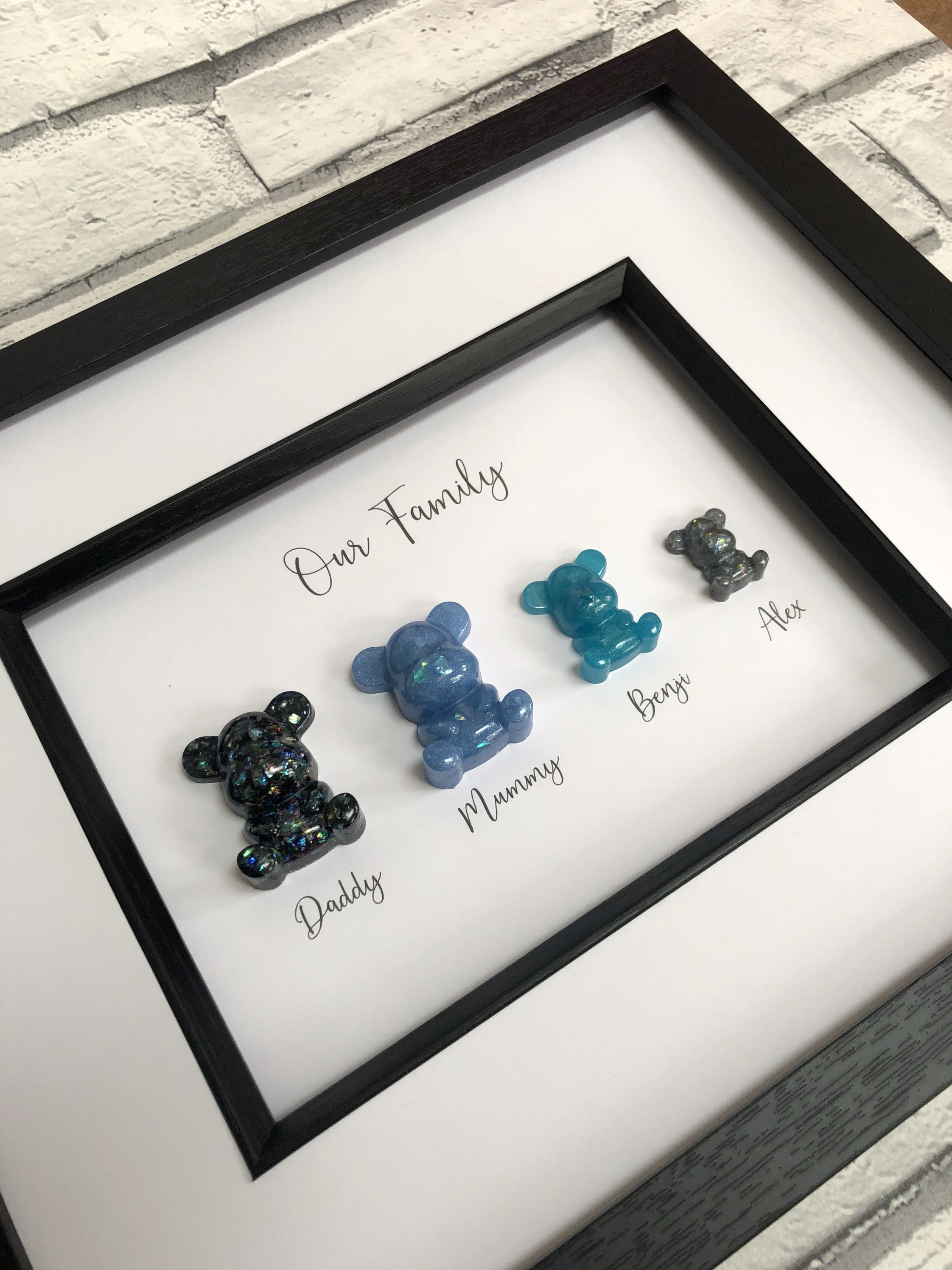 Personalised family frame family frame personalised gift | Etsy