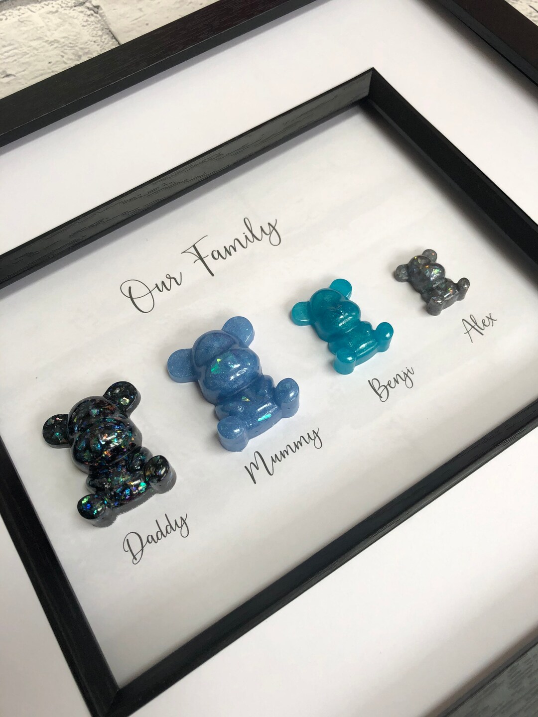 Personalised family frame family frame personalised gift - Etsy Italia