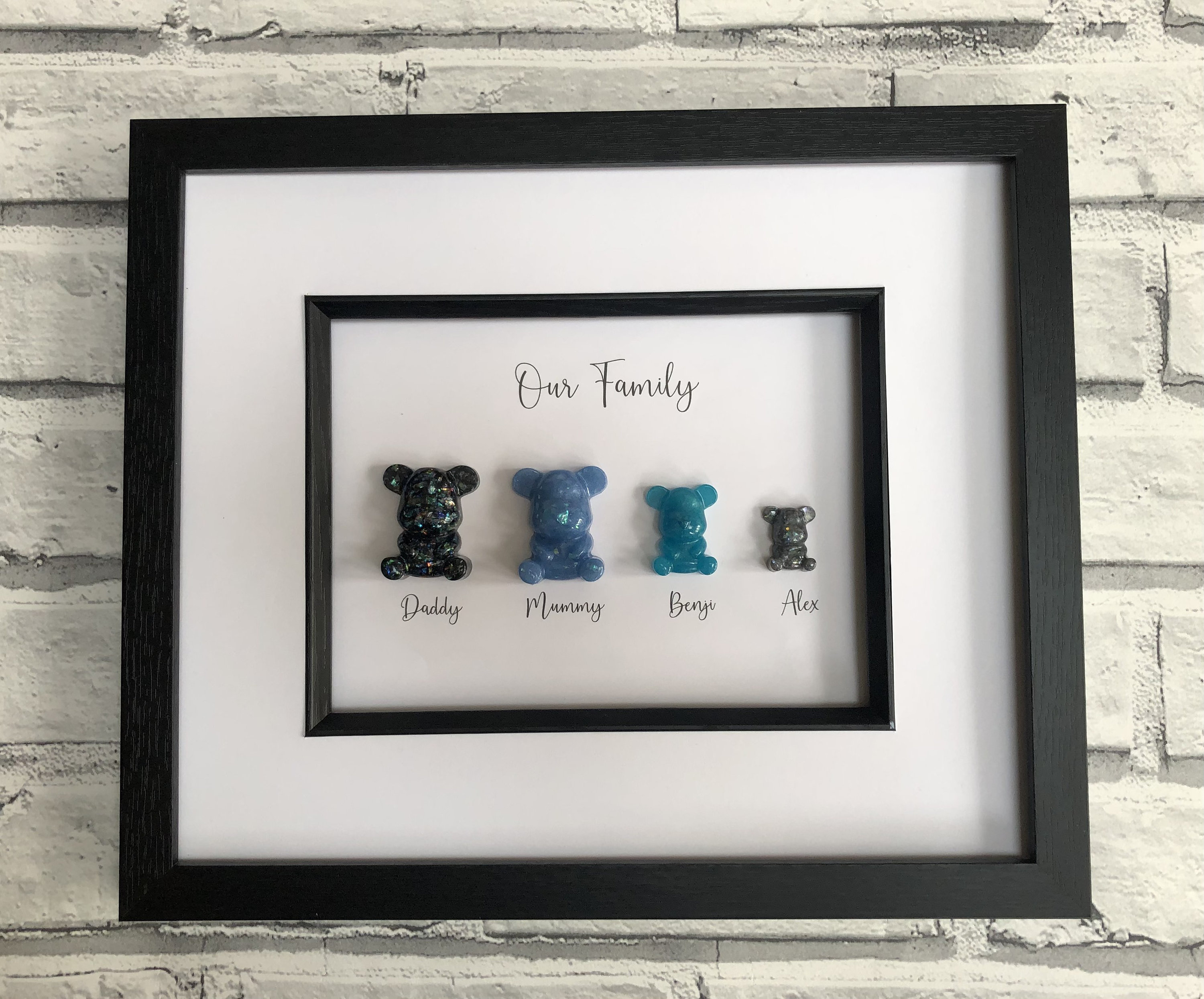 Personalised family frame family frame personalised gift | Etsy