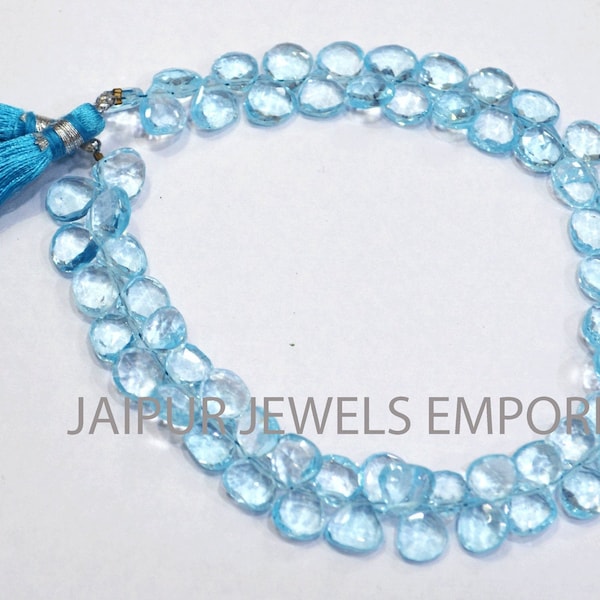 Blue Topaz Briolette - Etsy