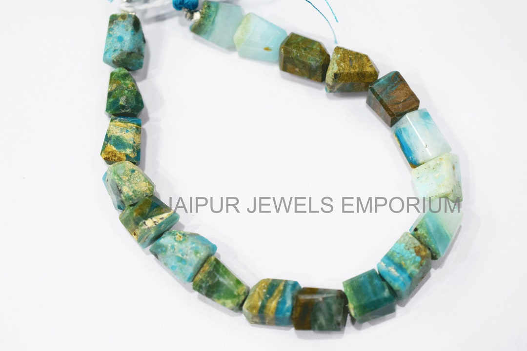 Peruvian Opalina Laser Cut Nuggets Briolette , Peruvian Opalina Faceted ...