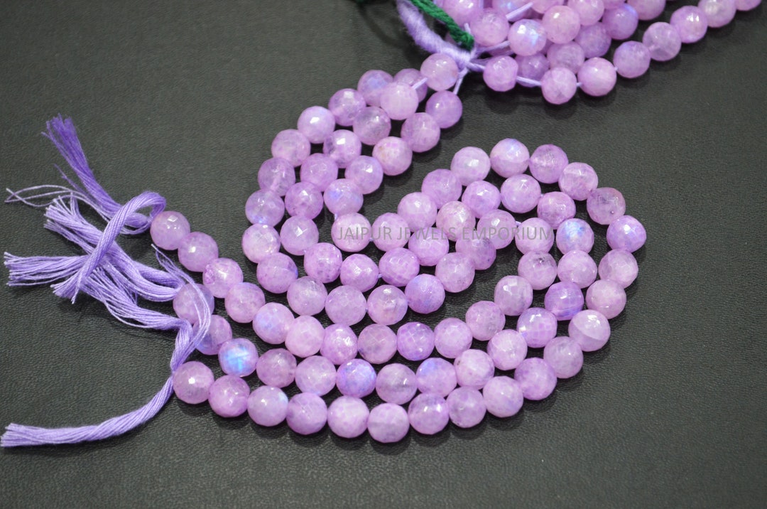 Lavender Mystic Coated Rainbow Moonstone Round Shape Beads , Lavender ...