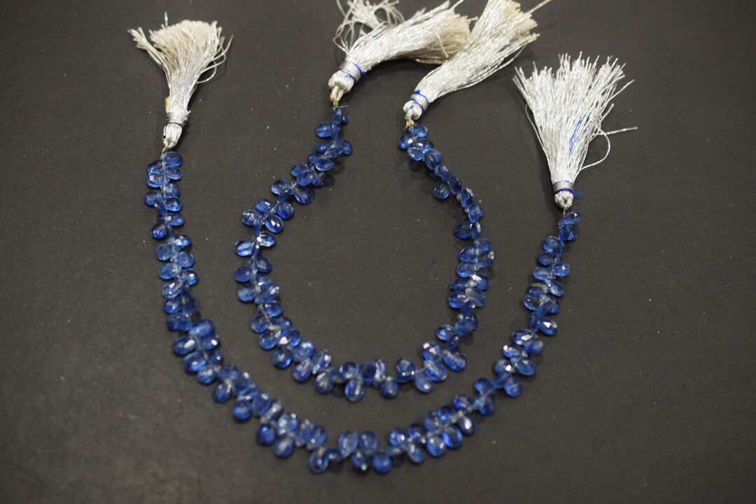Natural Himalayan Kyanite Pear Shape Briolettes , Himalayan Kyanite ...