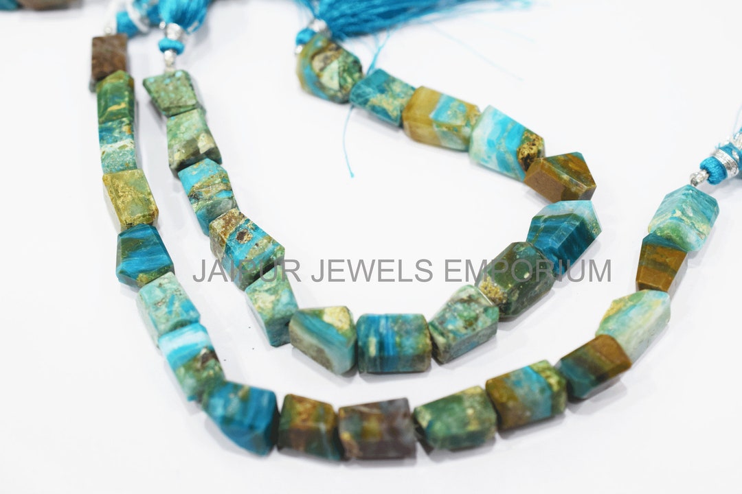 Peruvian Opalina Laser Cut Nuggets Briolette , Peruvian Opalina Faceted ...