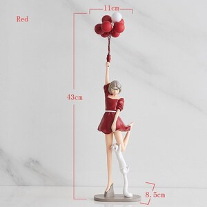 Creative Resin Balloon Girl Sculpture Desktop Ornament Modern - Etsy