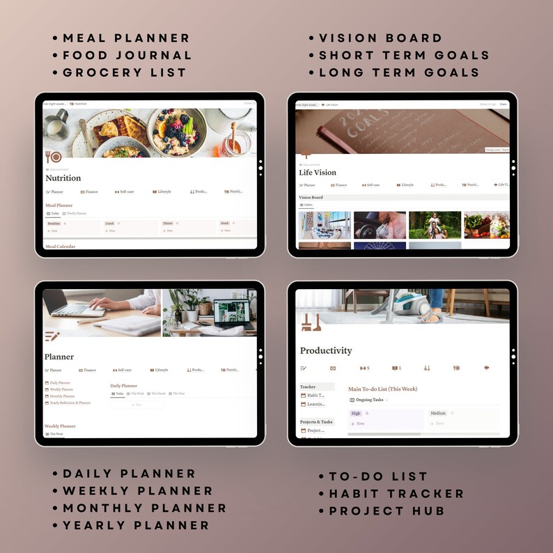 Notion Ultimate Life Planner 2023 All in One Notion Template - Etsy