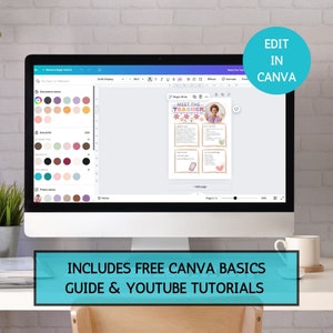 Meet the Teacher Editable Canva Template Printable Teacher Resource ...