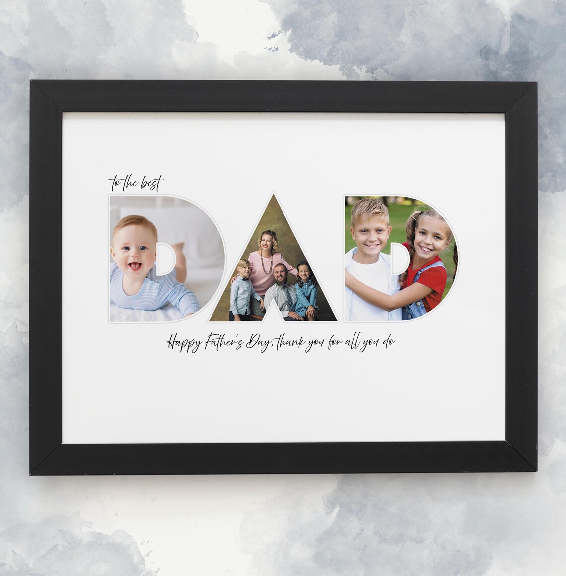 Dad Picture Frame Wall Decoration Family Photo Birthday Present ...
