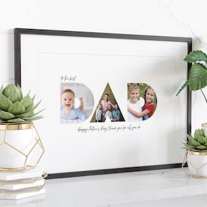 Dad Picture Frame Wall Decoration Family Photo Birthday Present ...