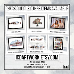 Personalised 18th Photo Collage, Photo Grid Print, Wall Art ...