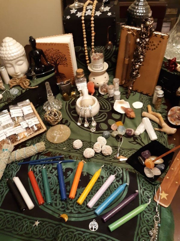 Witchcraft Starter Kit Wiccan Altar Kit Witch Box - Etsy Canada