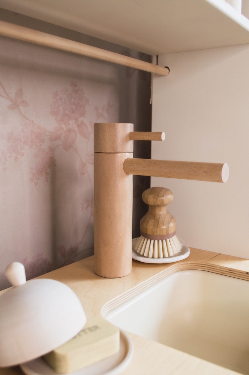 The Wooden Tap for IKEA Duktig Play Kitchen DIY Kitchen Hack - Etsy