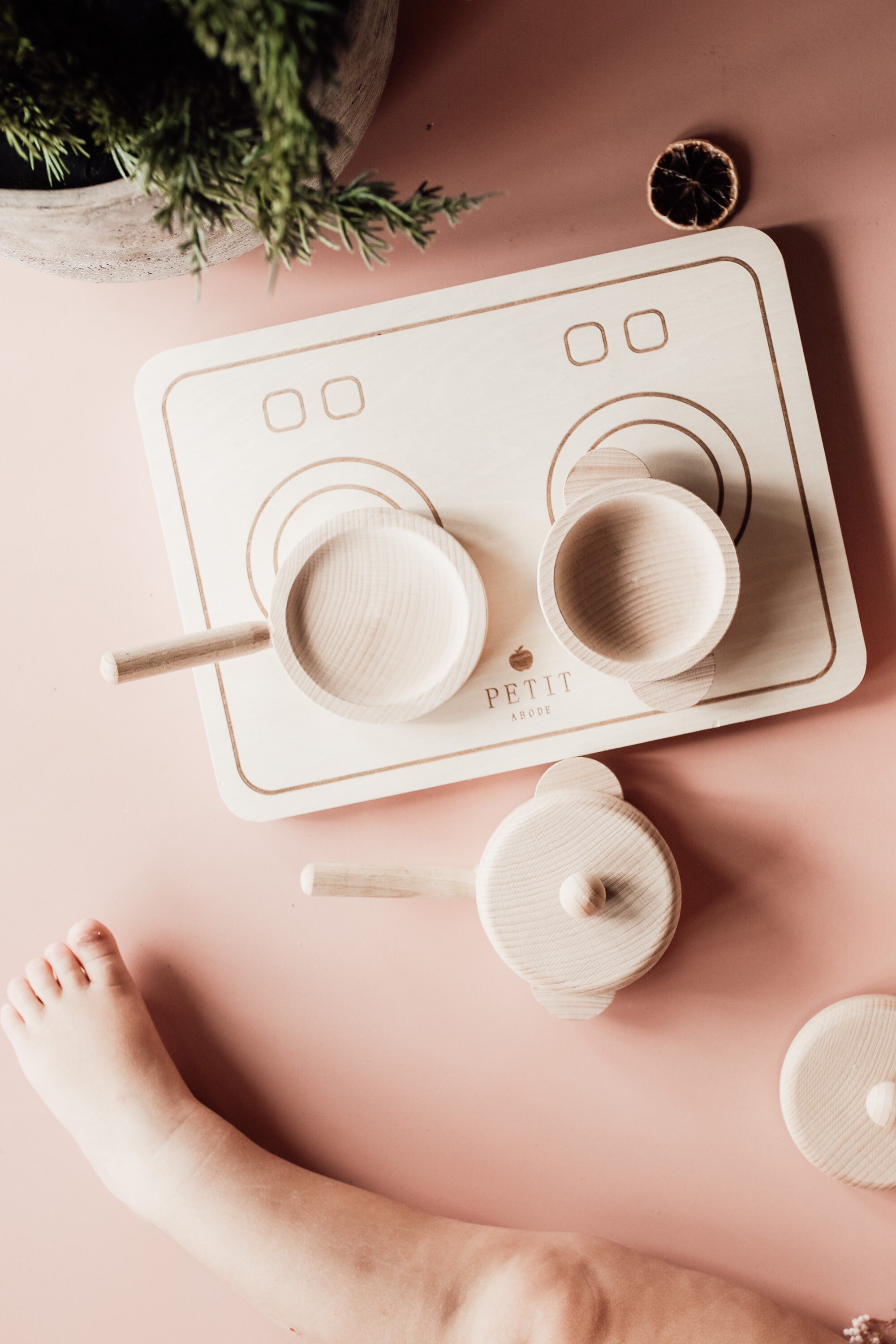 Wooden Pots and Pans Pretend Play Set - Etsy