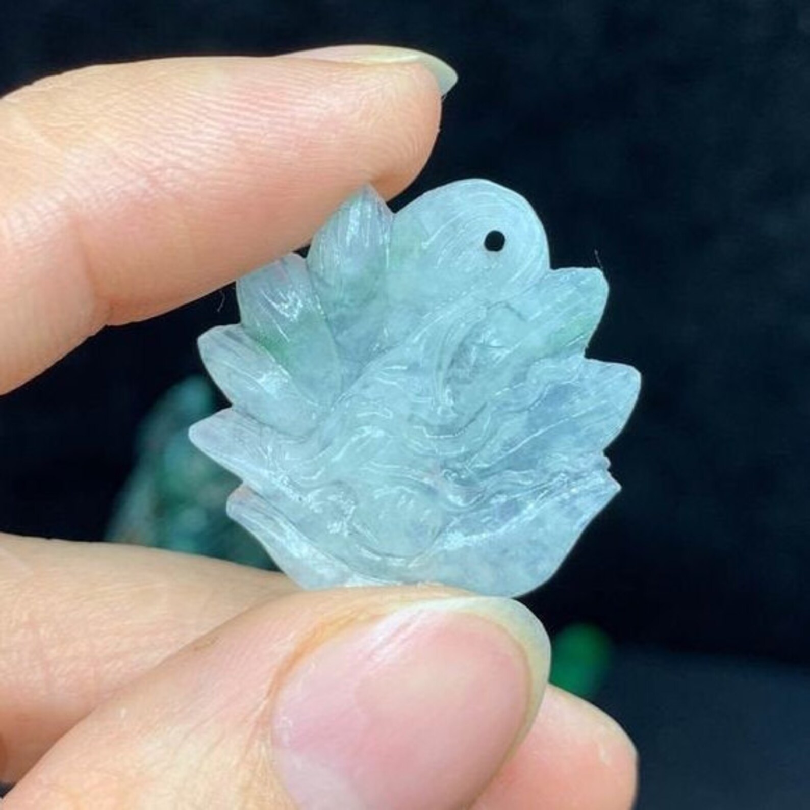 1 Pair of Jade Foxes, Meticulously Carved Fox, Personality Fox Pendant ...