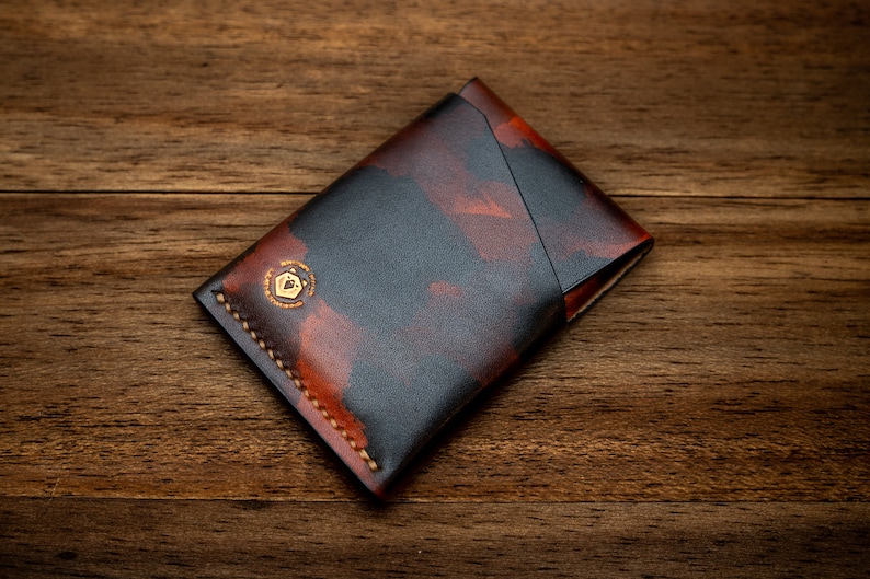 Wallet No. 02 Minimalist Wallet Mens Leather Slim Wallet - Etsy