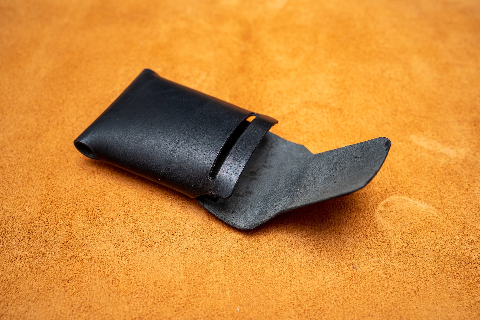 Leather Origami Wallet Pattern Non-stitched Leather Card - Etsy