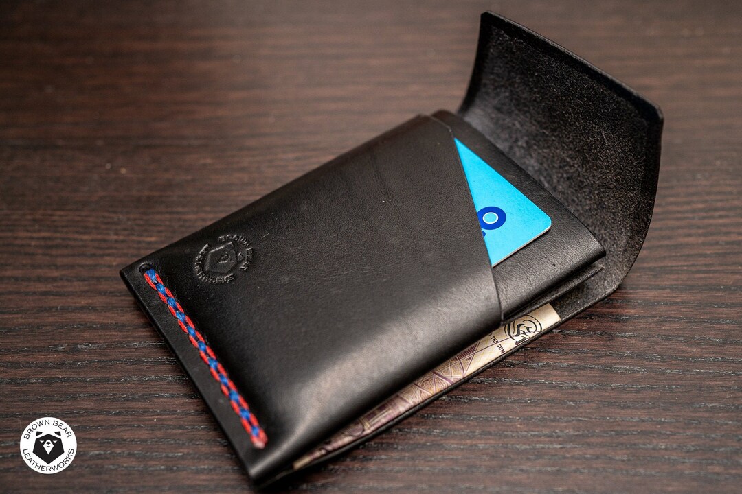 Wallet No. 16 | One Piece Minimalist Leather Wallet, Hand Stitched ...