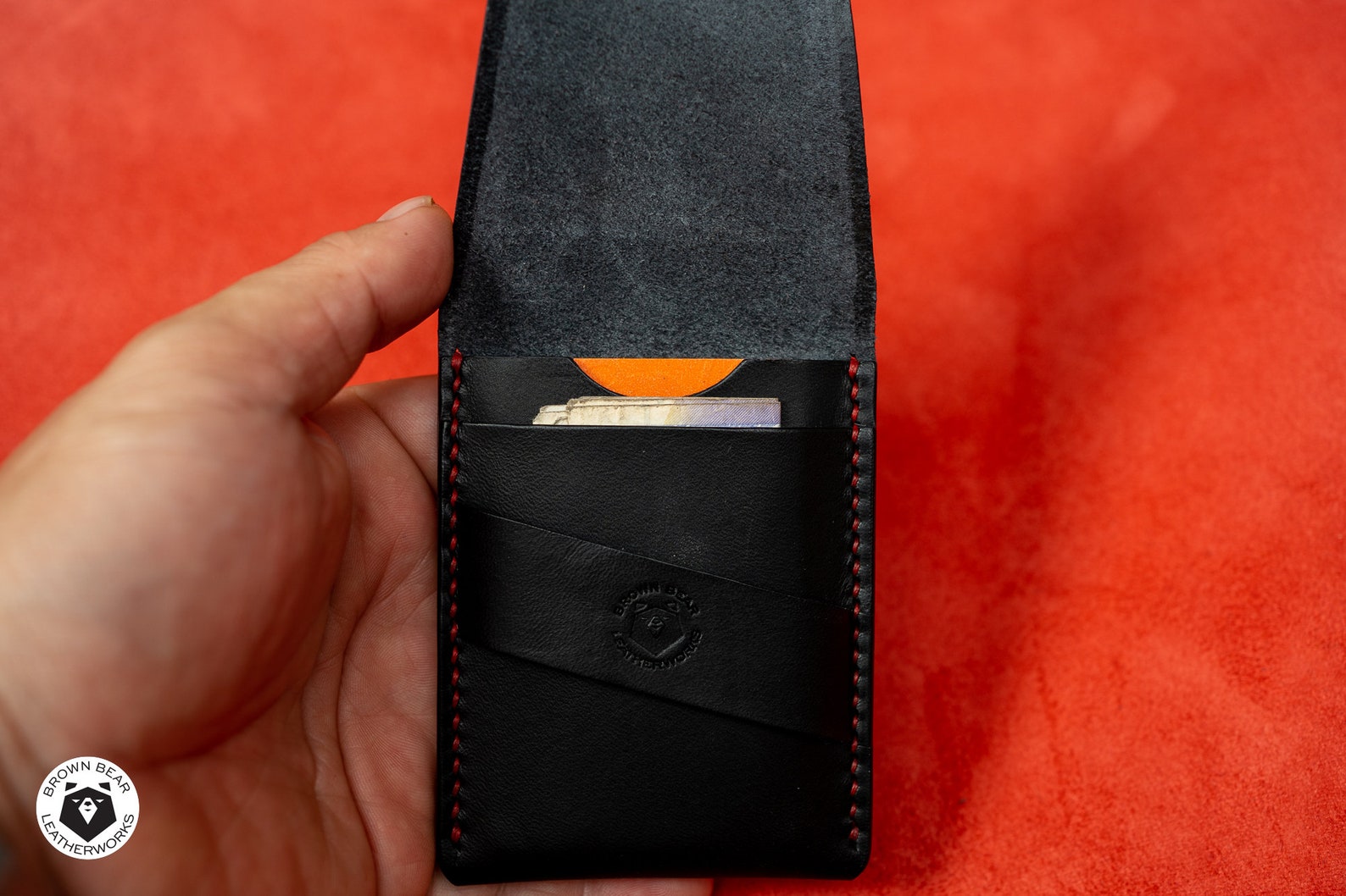 Wallet No. 20 Vertical Flap Wallet Handmade Edc Leather - Etsy