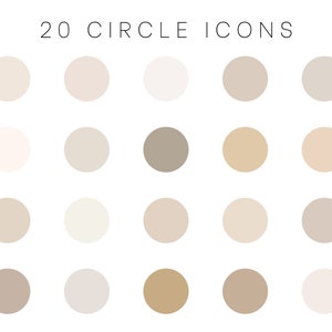 Neutral Beige Desktop Folder Icons for MacBook and Windows ...